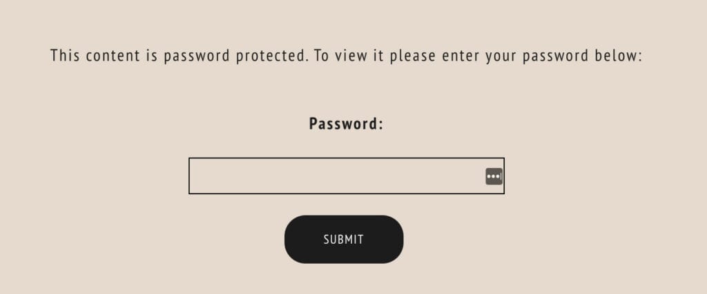 How to Hide or Change Password Protected Message and Form in WordPress